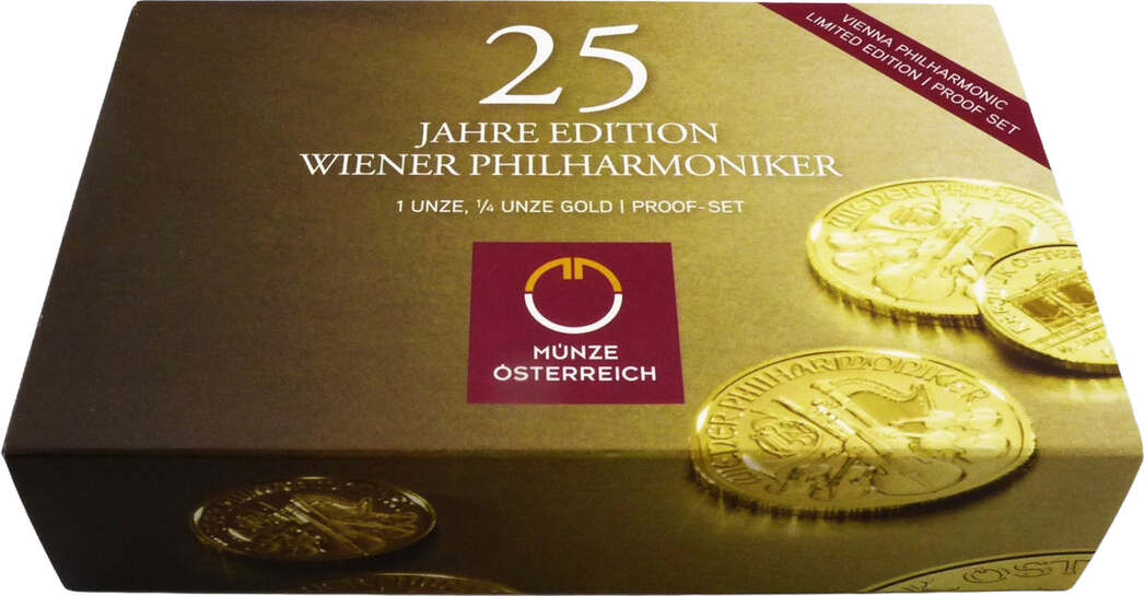 Österreich 100 Euro + 25 Euro 2014 25 Jahre Wiener Philharmoniker in ...