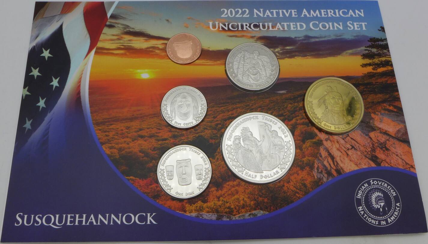 Indian Sovereign Nations in America, Susquehannock 1,91 Dollar 2022 ...