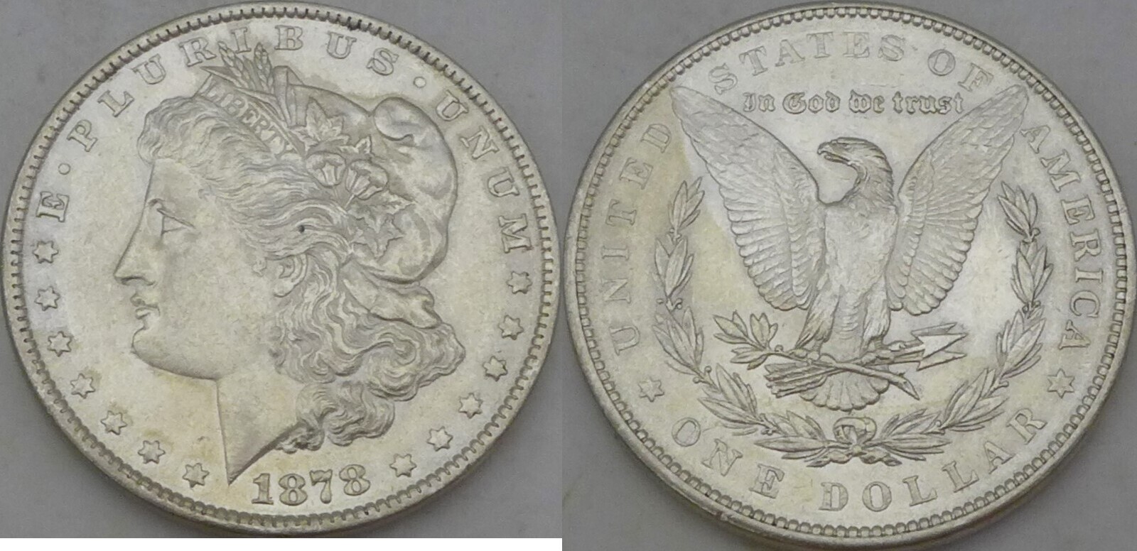 United States of America / USA 1 Dollar 1878 One Dollar - Morgan Dollar ...