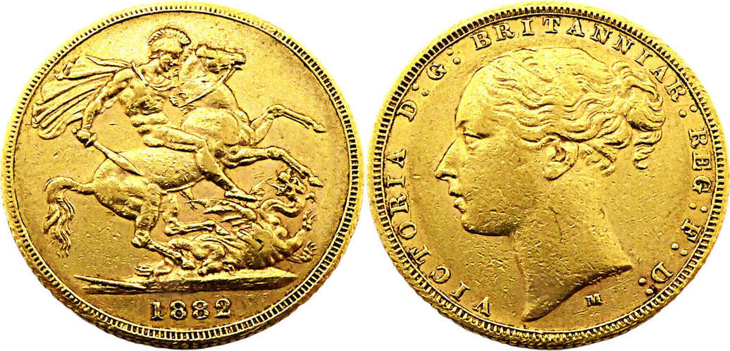 Australien 1 Pound (Sovereign) 1882 Sovereign VF+ | MA-Shops