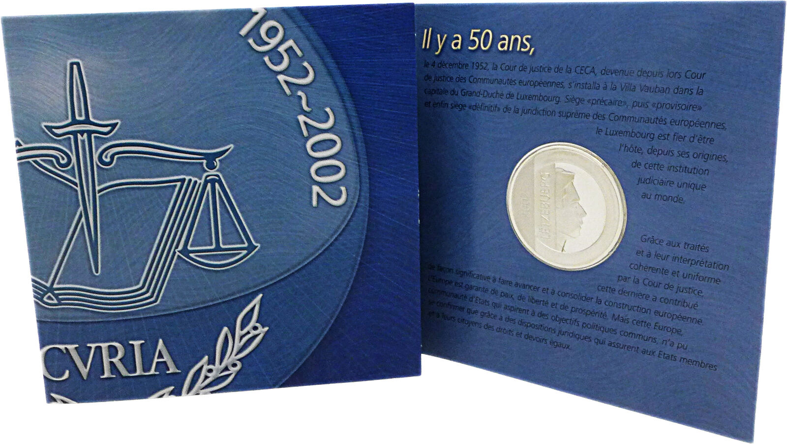 Luxemburg 25 Euro 2002 50. Jahrestag - Europäisches Gerichtssystem ...