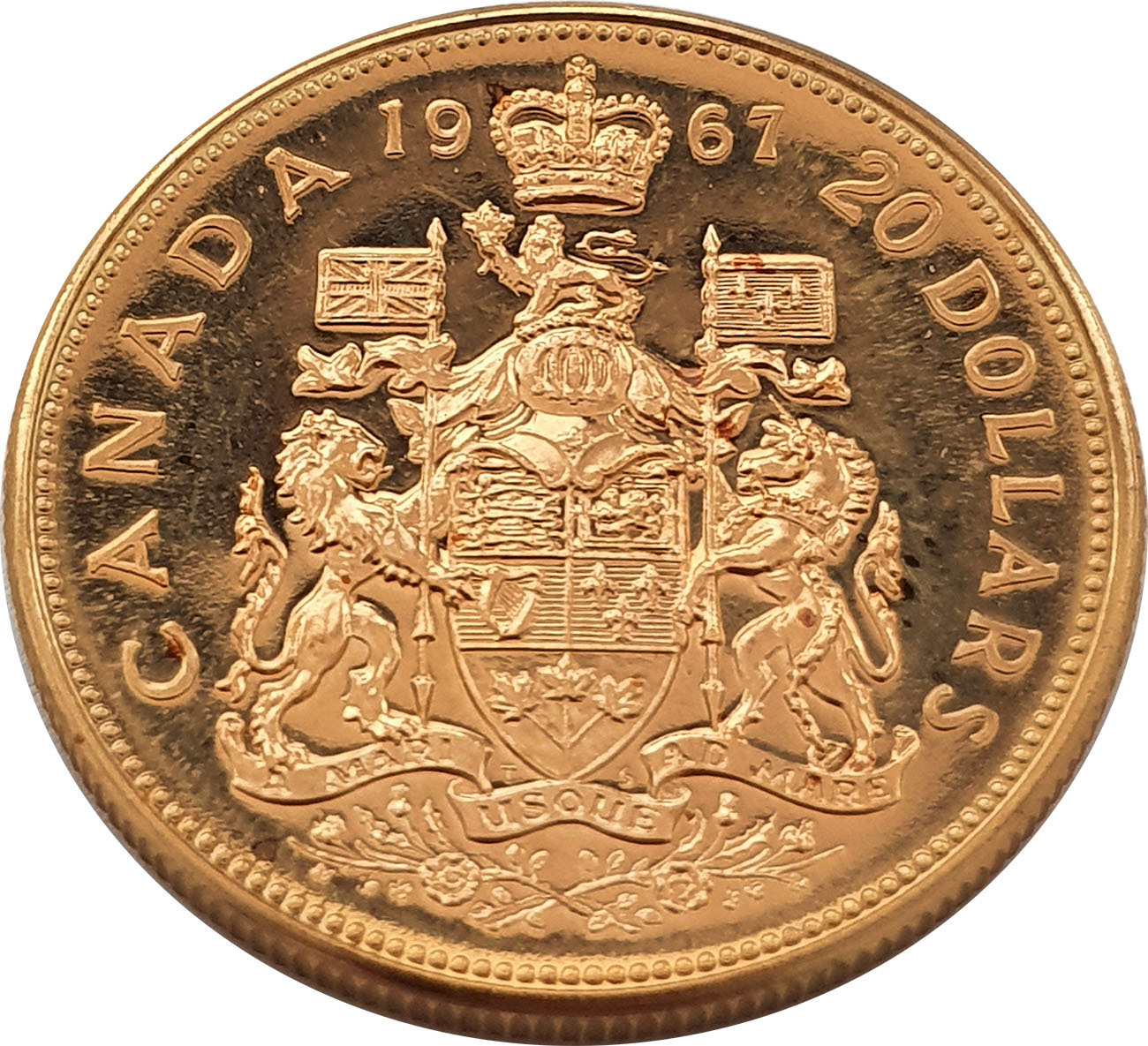 Canada Commemorative, Gold and Silver Coin Set, 1967 Uncirculated | MA ...