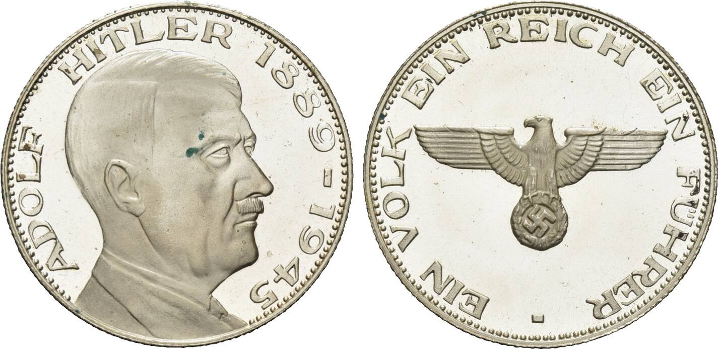Deutschland, Medaille o. J., Zum Gedenken an Adolf Hitler (Adolf mit ph ...