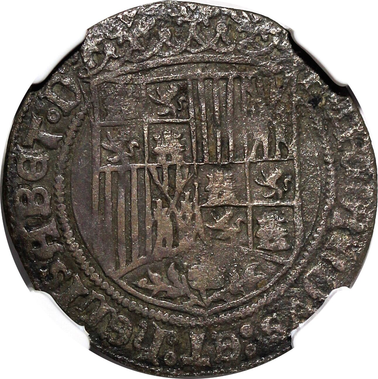 1 Real SPAIN Ferdinand V &Isabella I Silver (1497-1504) P SEGOVIA NGC ...