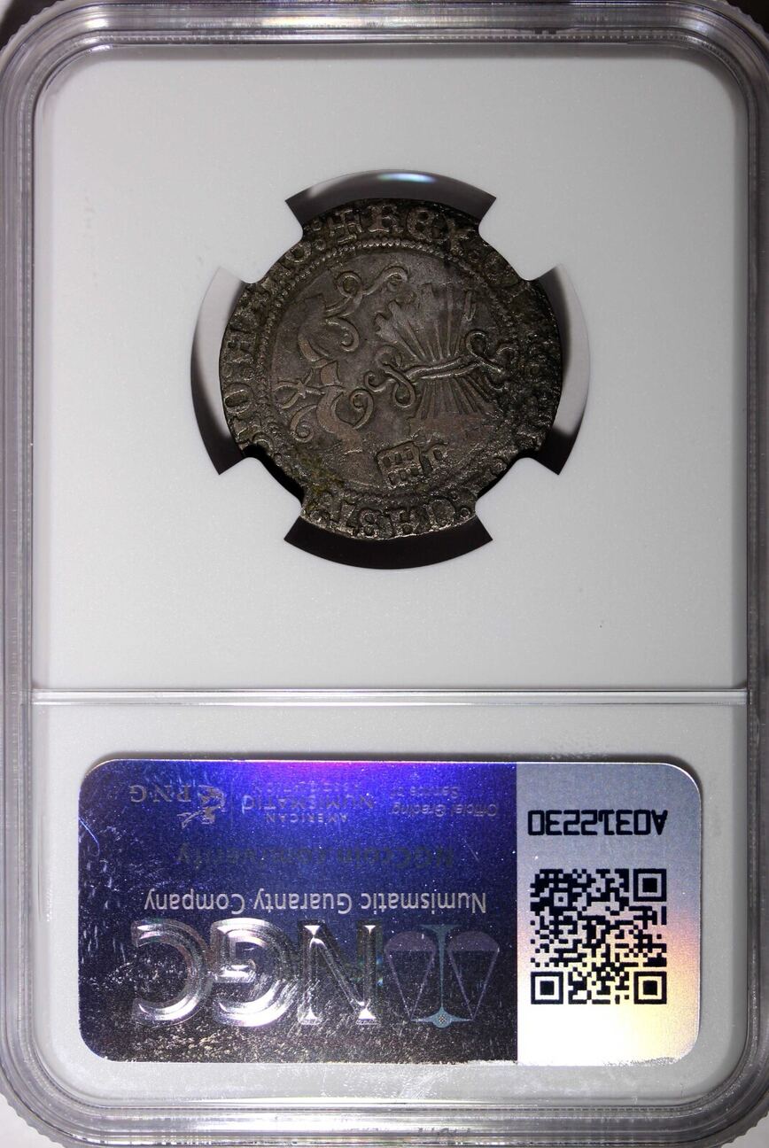 1 Real SPAIN Ferdinand V &Isabella I Silver (1497-1504) P SEGOVIA NGC ...