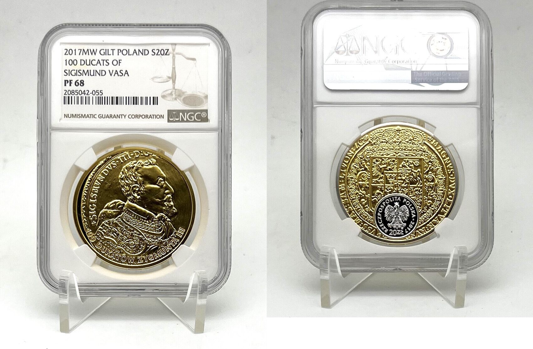 Poland 20 Zlotych 2017 History of Polish Coin 100 Ducats of Sigismund ...