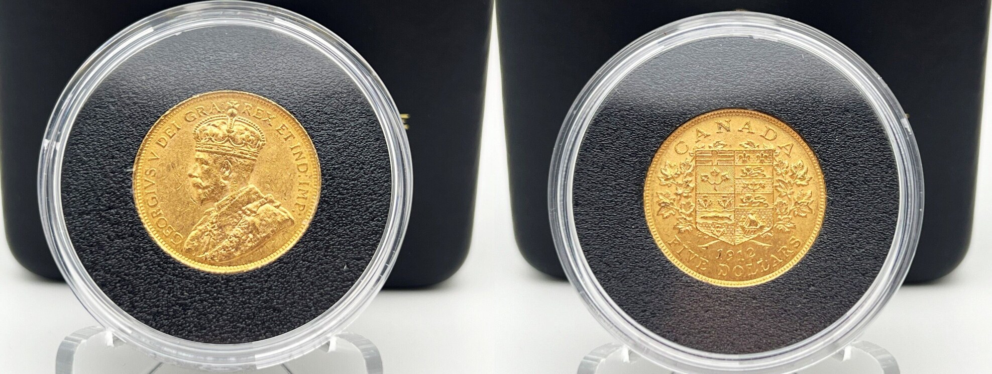 5$ 1912 Hand-Selected Gold Coin Canada's First Gold Coins | MA-Shops
