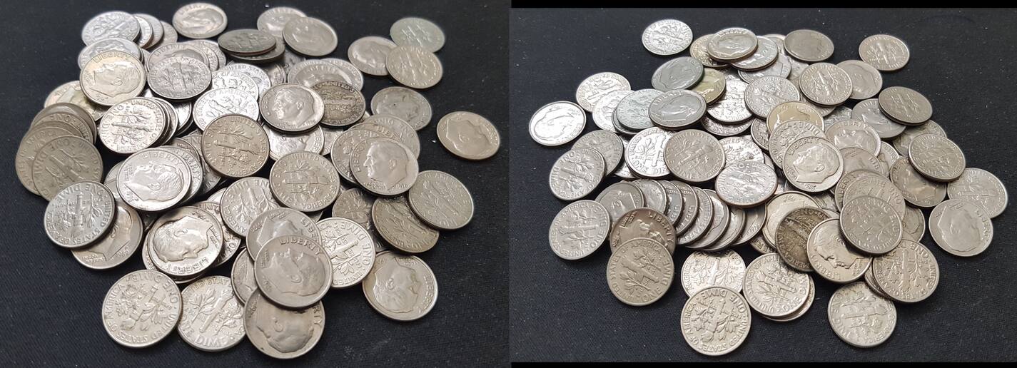 USA Lot 100x One Dime VF-EF | MA-Shops