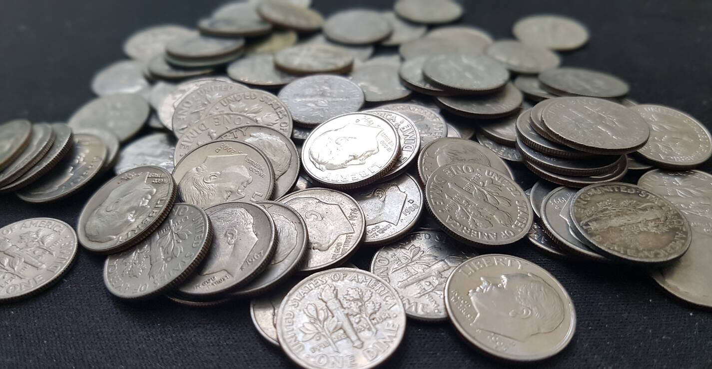USA Lot 100x One Dime VF-EF | MA-Shops