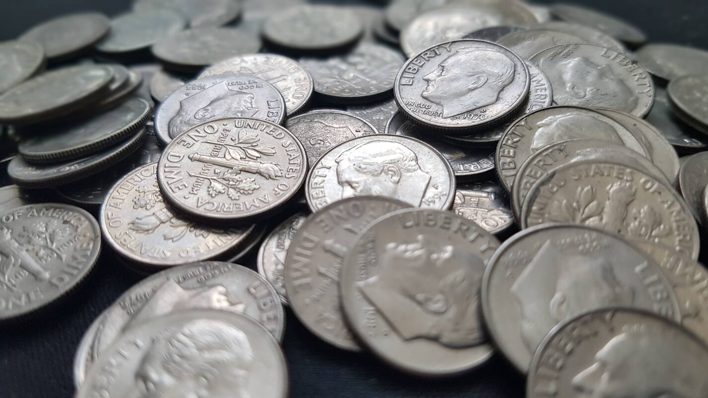 USA Lot 100x One Dime VF-EF | MA-Shops