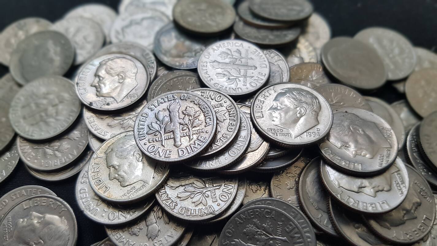 USA Lot 100x One Dime VF-EF | MA-Shops