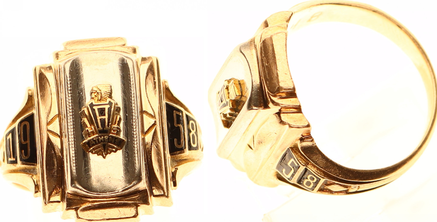 375 Gold Herrenring 8,7g Ringgroße 58 Sehr gut Zustand | MA-Shops