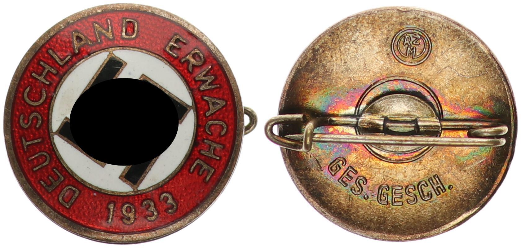 3. Reich Orden Deutschland Erwache 1933 guter - sehr guter Zustand | MA ...