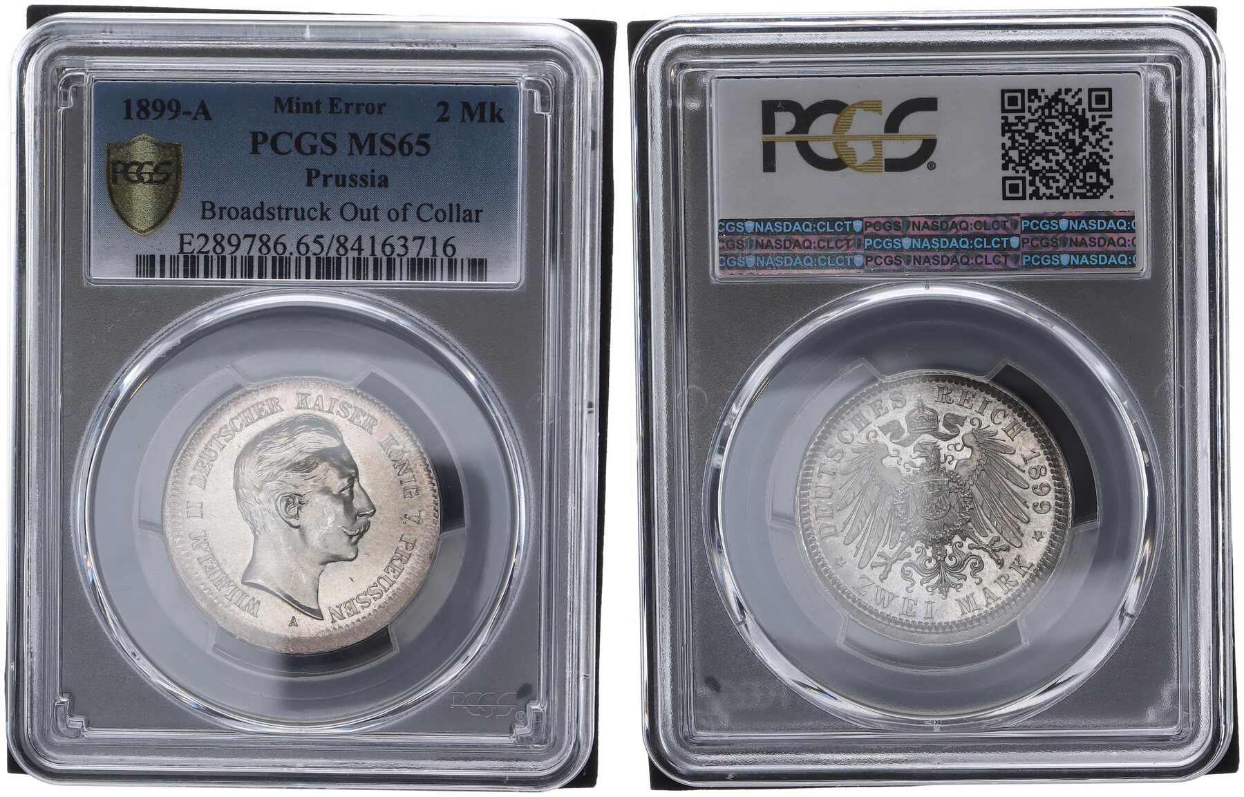 Deutschland / Kaiserreich / Preußen 2 Mark 1899 A Wilhelm II ...