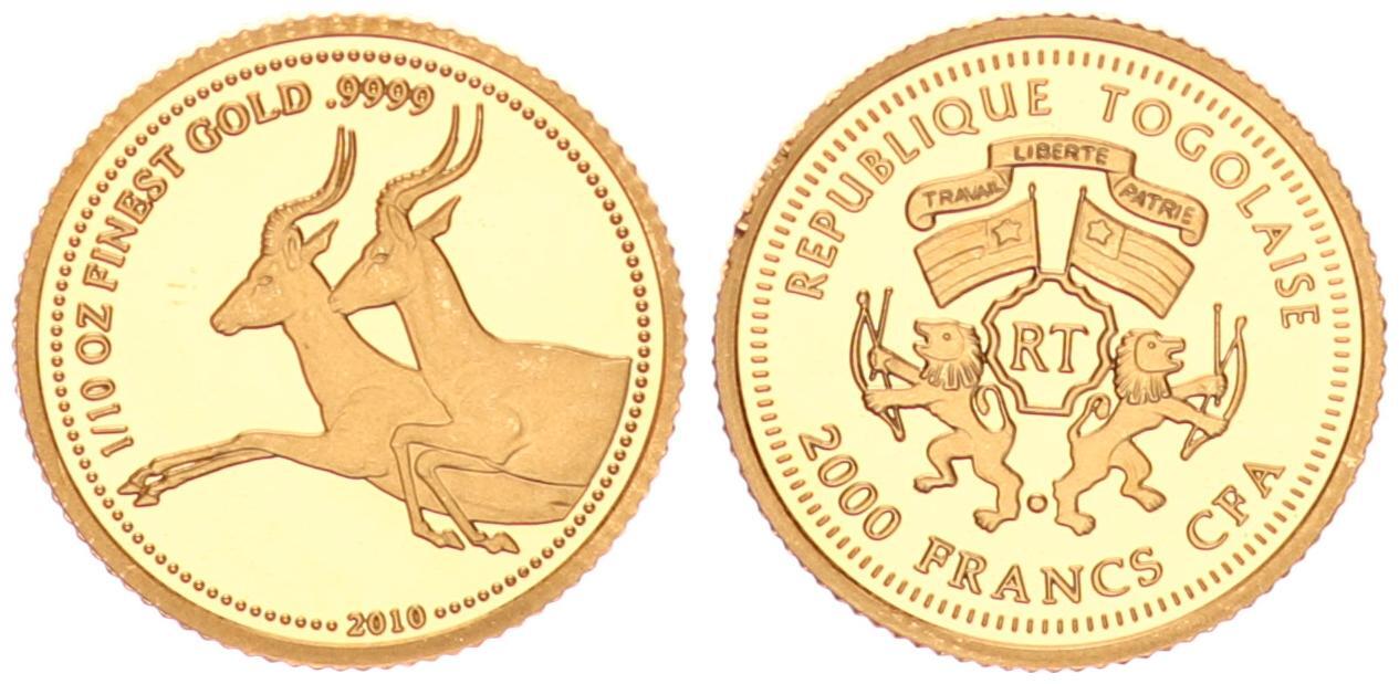 togo-republique-togolaise-2-000-francs-cfa-2010-springbock-1-10-unze
