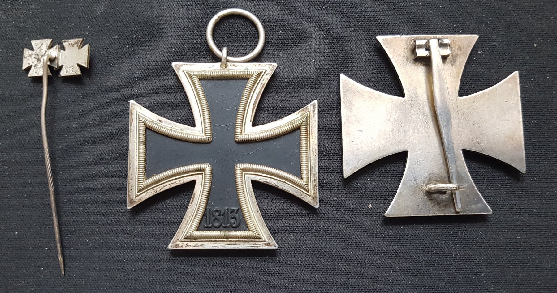 3. Reich Orden 1939 EK1 und EK2 + Nadel EK1+EK2 im Etui z.t. mit ...