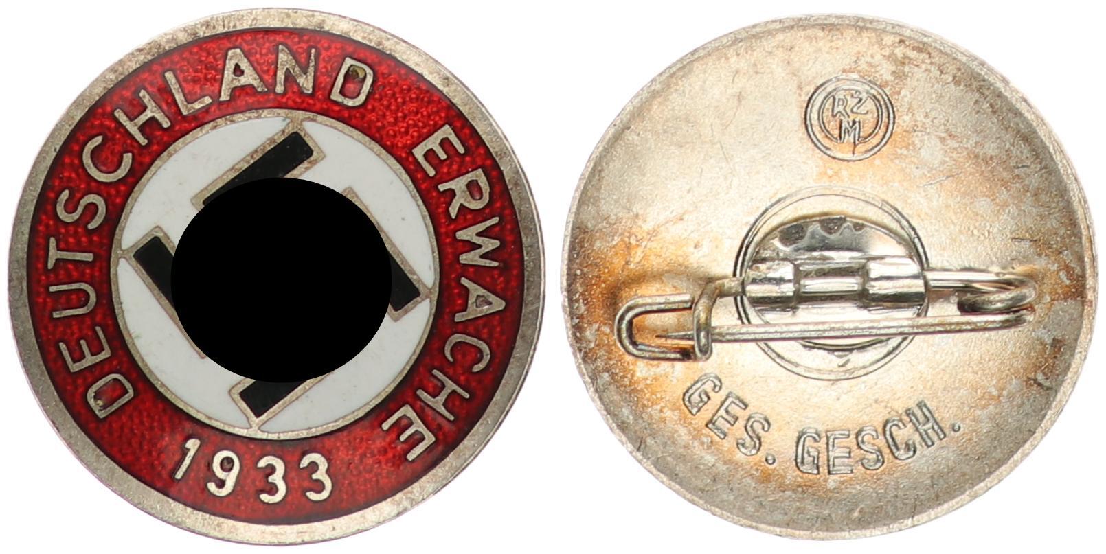 3. Reich Orden Deutschland erwache 1933 ** sehr guter Zustand ...