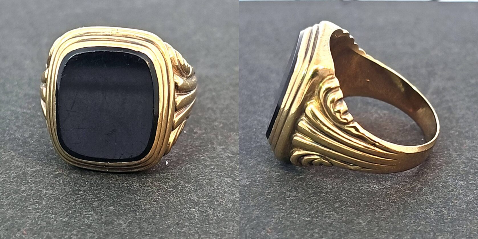 333 Gold Herrenring Ringgröße 61-62 Sehr gut, siehe Foto und Video | MA ...