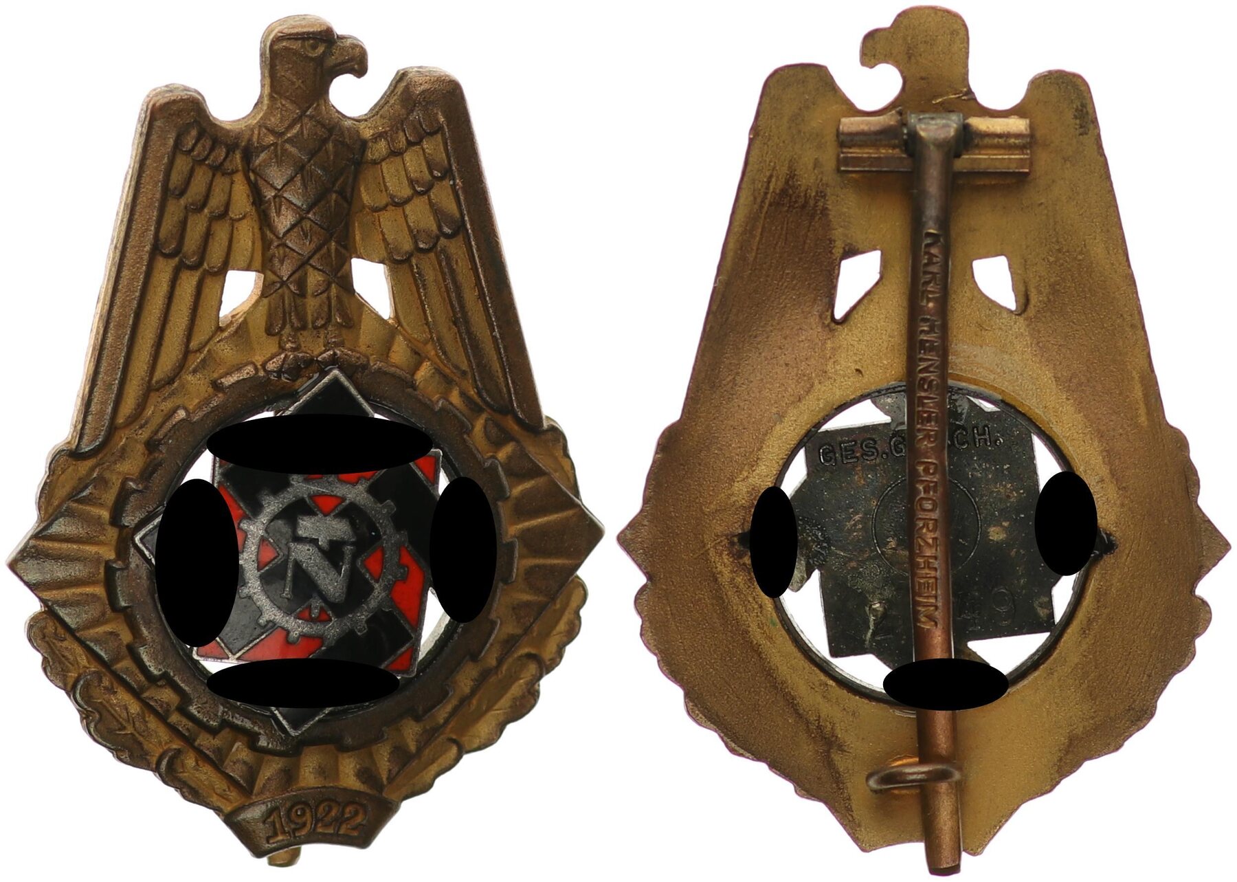 3. Reich Orden ab 1935 Technische Nothilfe 1922 ** guter - sehr guter Zustand | MA-Shops