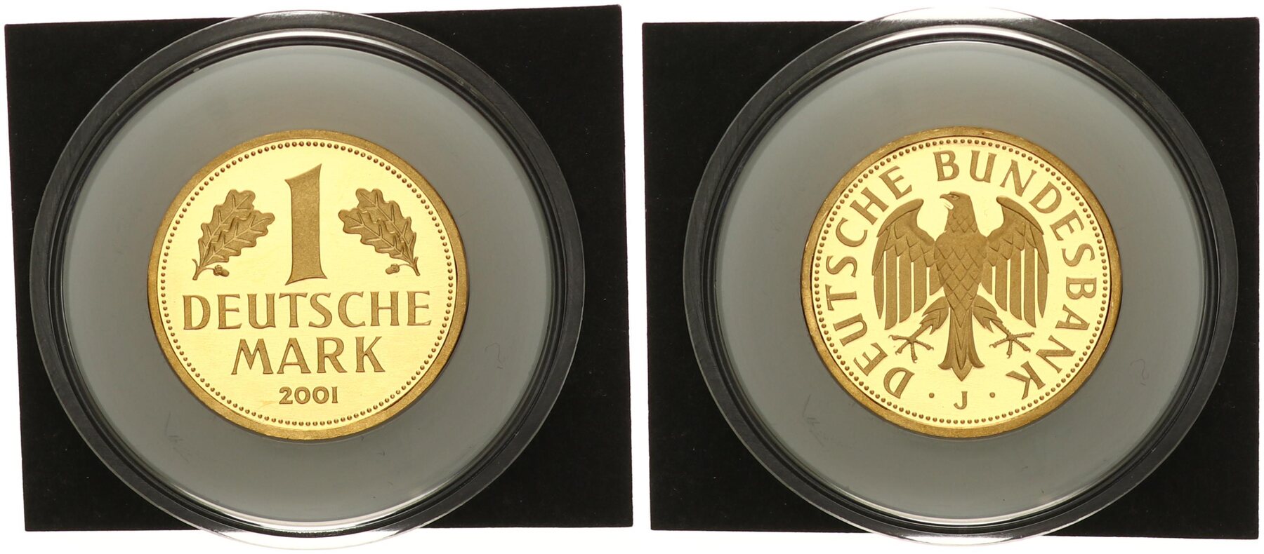 Deutschland - BRD 1 Goldmark 2001 J 1 DM Gold 999,9/1.000er Feingold ...