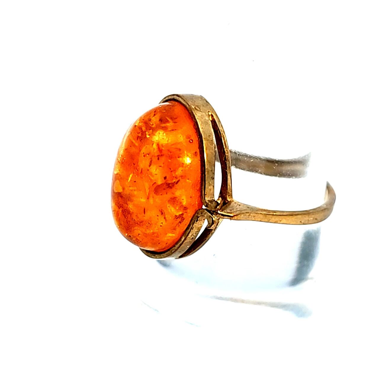 333 Gold Bernstein Ring, 2,57g, 53 Ringgröße sehr guter Zustand, Siehe ...