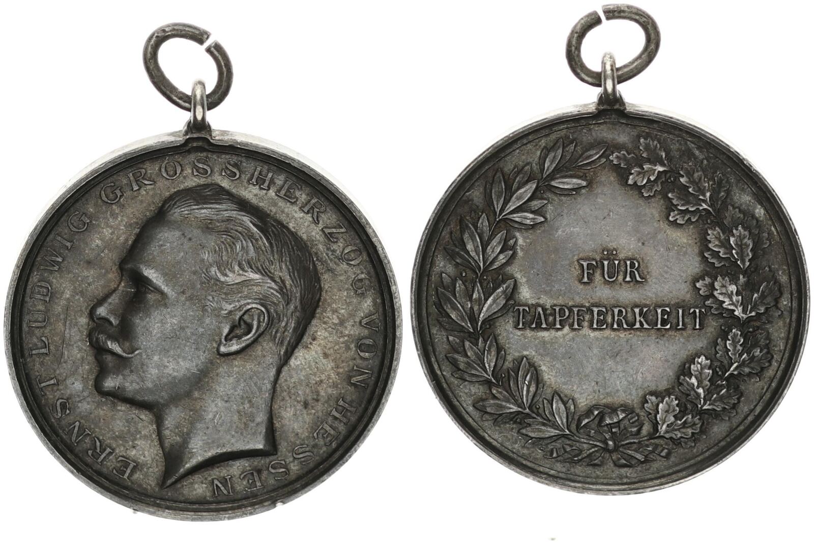 Kaiserreich Medaille 1894 Allgemeines Ehrenzeichen für Tapferkeit Ernst ...