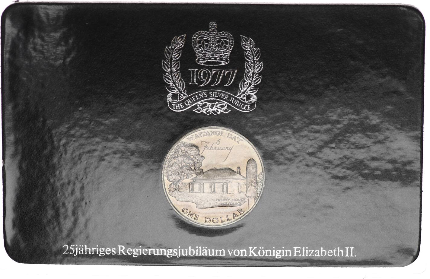 Neuseeland 1 Dollar 1977 25 jähriges Regierungsjubiläum von Königin Elizabeth II BU | MA-Shops