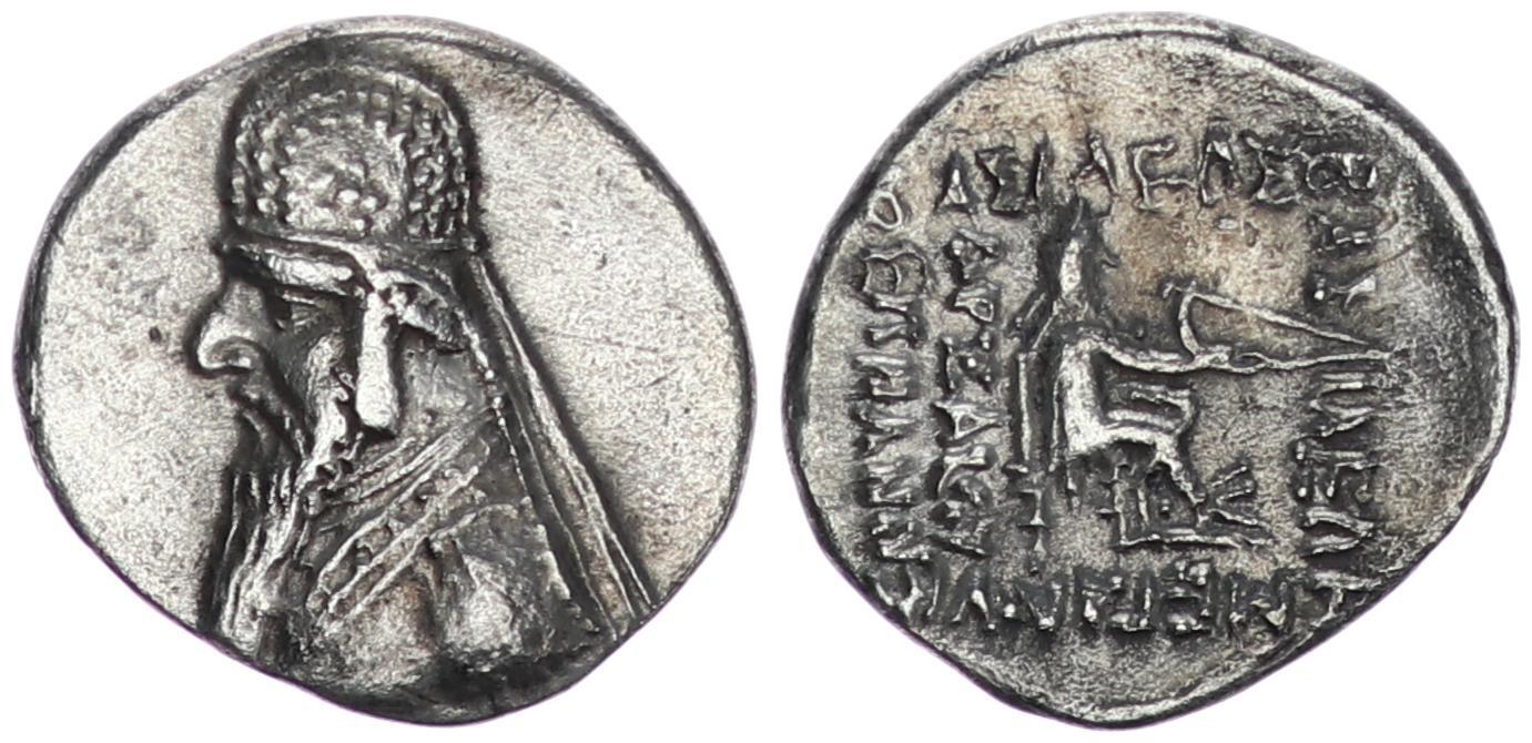 Parther 93 - 69 BC Parthien - Antikes Griechenland - Drachme Sinatrukes ...