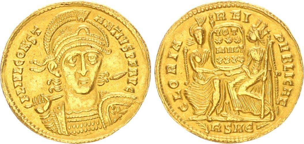 Antike/Römische Kaiserzeit 337-361 Constantius II german barbaric ...