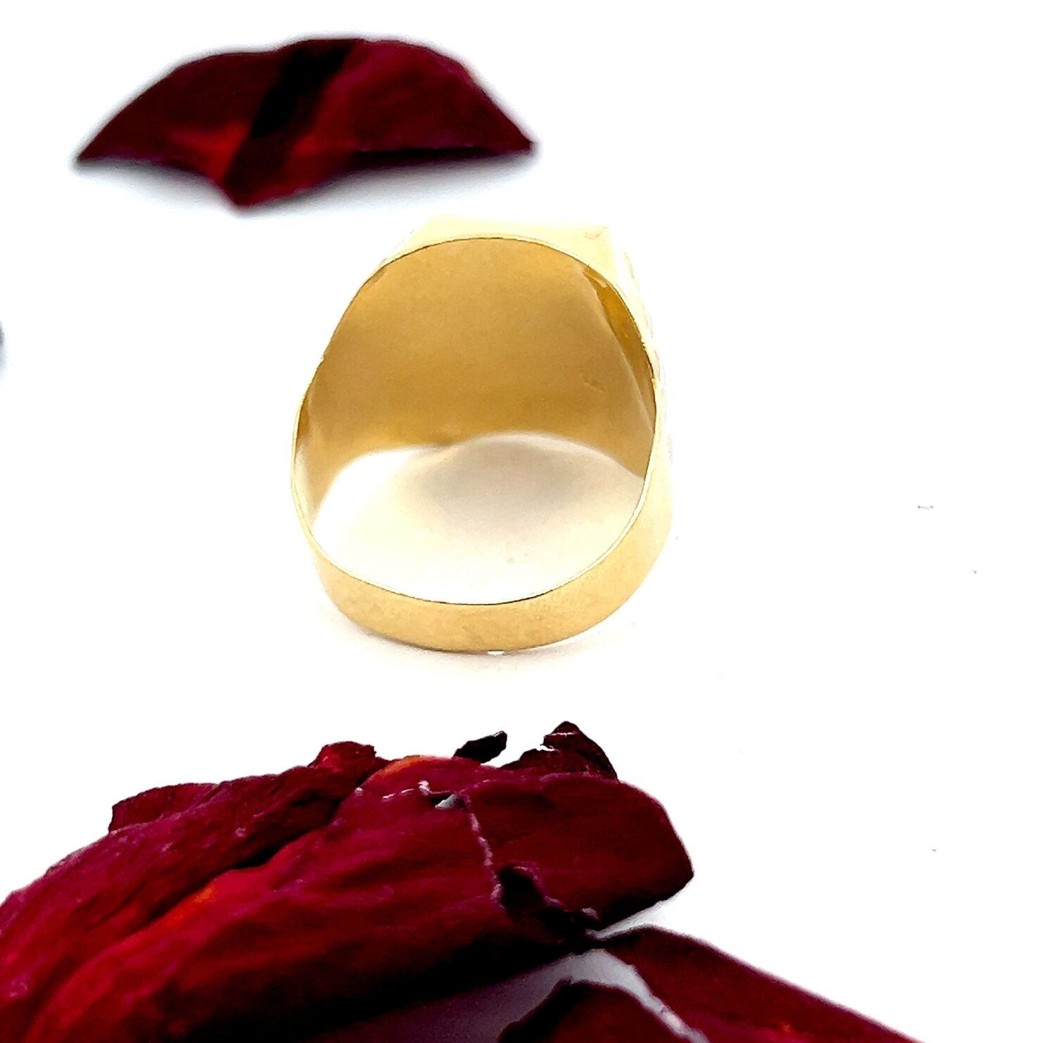 585 Gold Stil Versace Ring, Ringgröße 69 Sehr gut, siehe Foto und Video ...