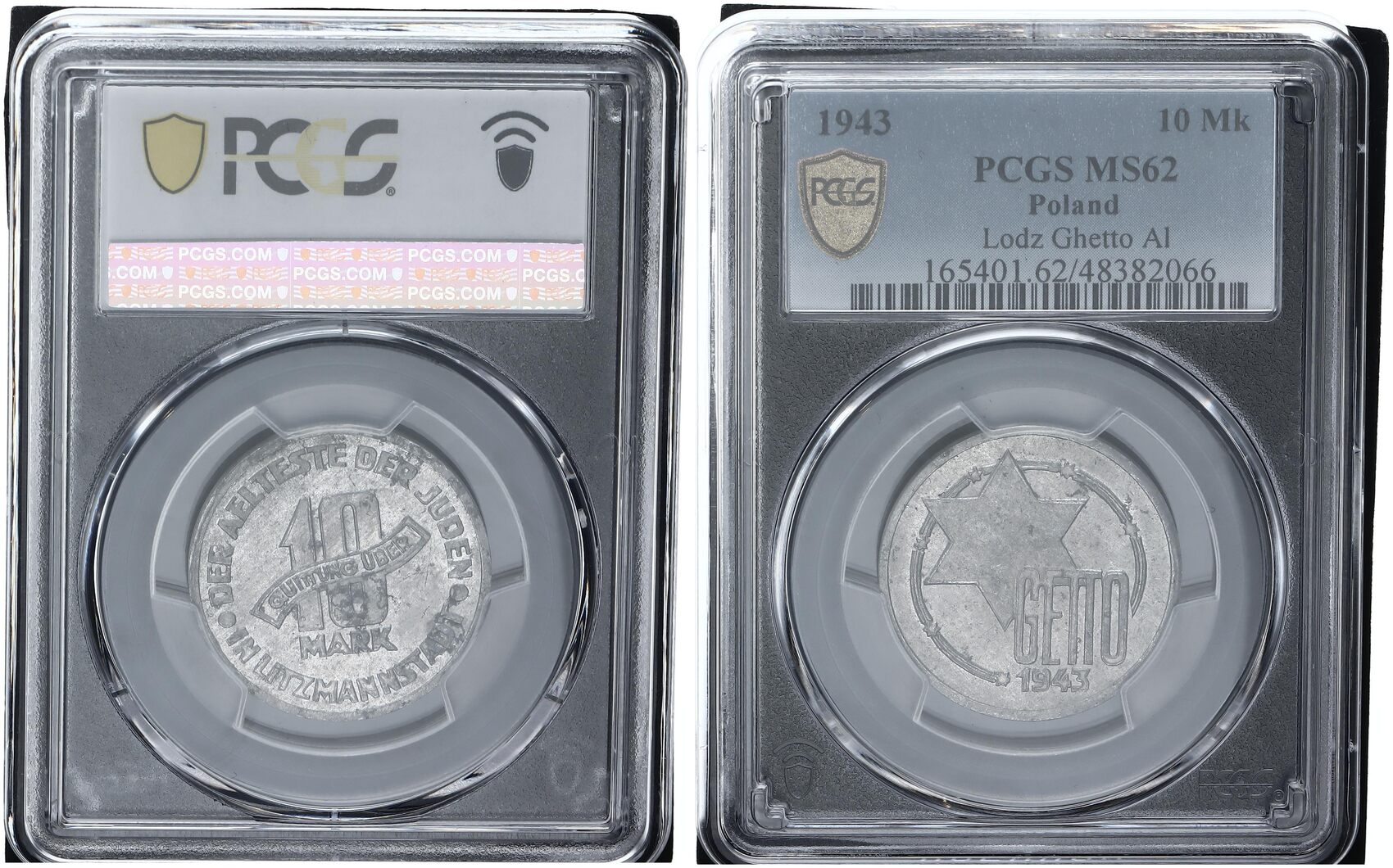 Poland 10 Mark 1943 Getto Litzmannstadt MS62 | MA-Shops