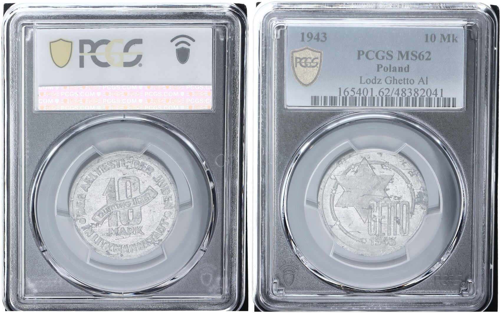 Poland 10 Mark 1943 Getto Litzmannstadt MS62 | MA-Shops