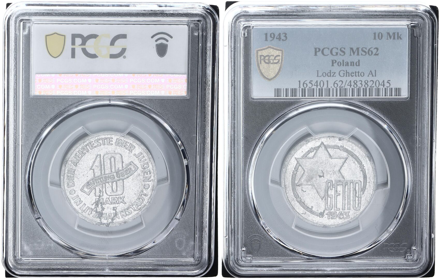 Poland 10 Mark 1943 Getto Litzmannstadt MS62 | MA-Shops