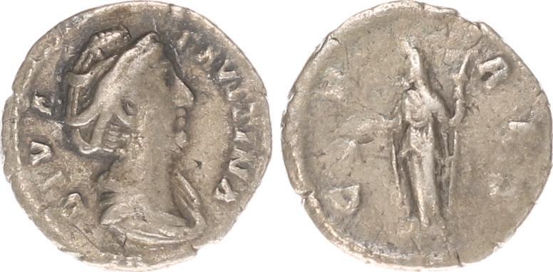 Antike / Römische Kaiserzeit / Faustina I Denar 141 v.Chr. Diva Faustina I, gest. 141, Sesterz ...