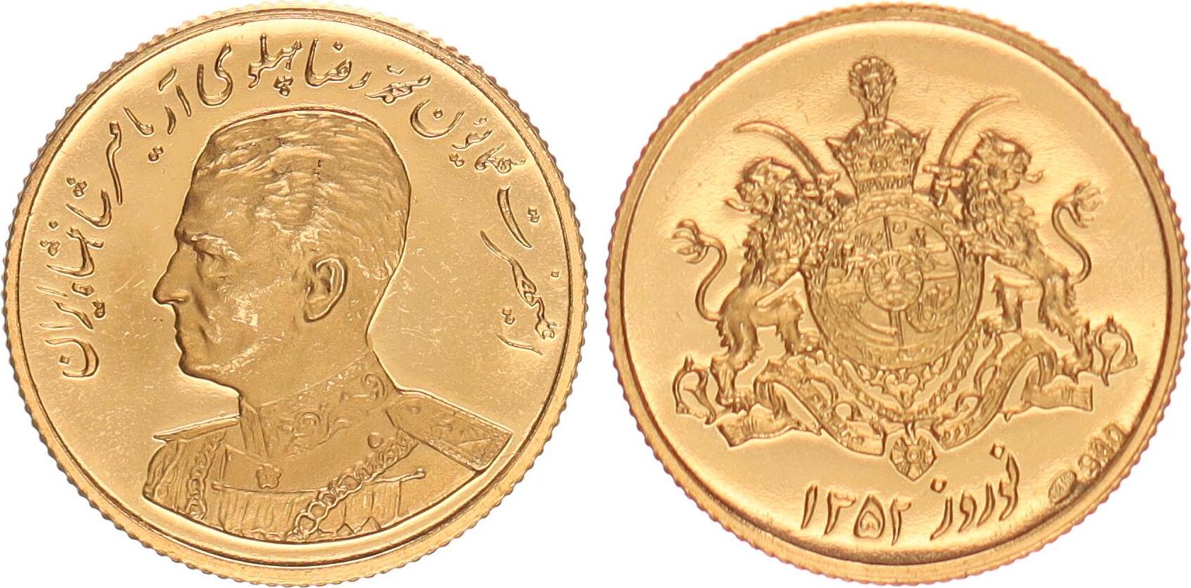 Iran Goldmedaille 1941-1979 MOHAMMAD RIZA PAHLAVI SHAH Proof | MA-Shops