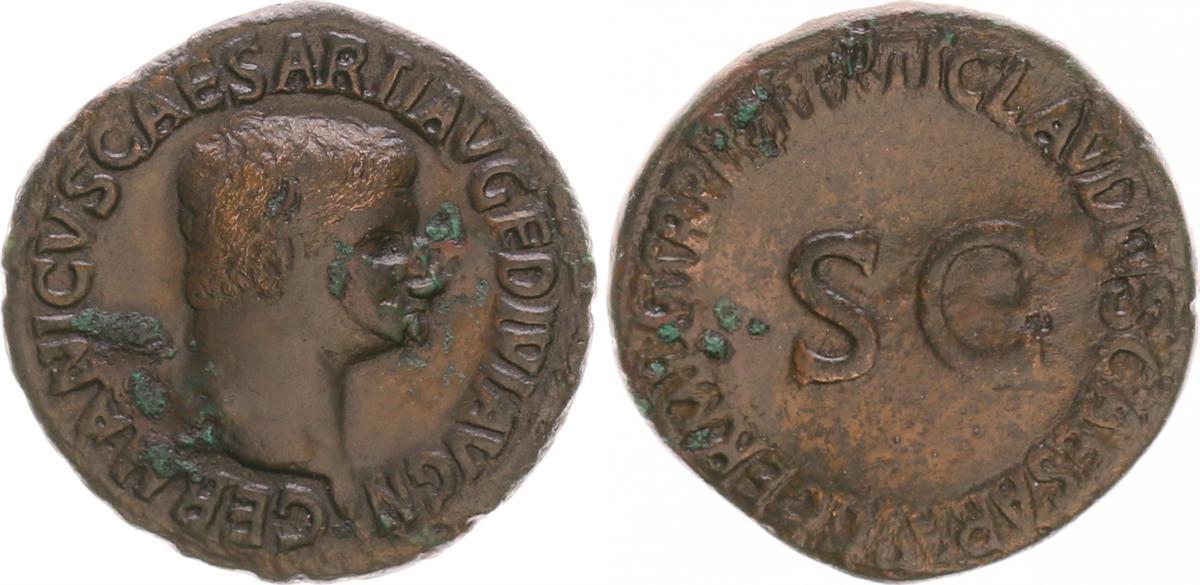 Antike / Römische Kaiserzeit / Germanicus 15v.-19 n.Chr. Germanicus As ...
