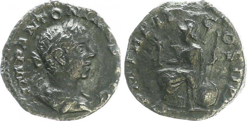 Antike / Römische Kaiserzeit / Elagabal 218-222 Elagabal Denar Roma n.l ...