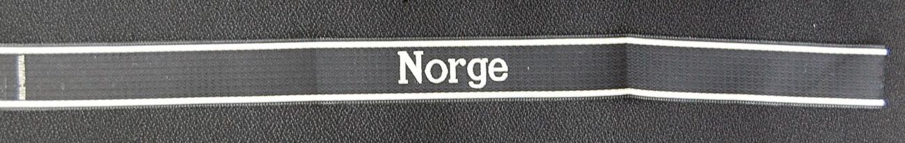 3. Reich/ Waffen SS Waffen-SS Ärmelband "Norge" - Museumsanf Waffen-SS ...