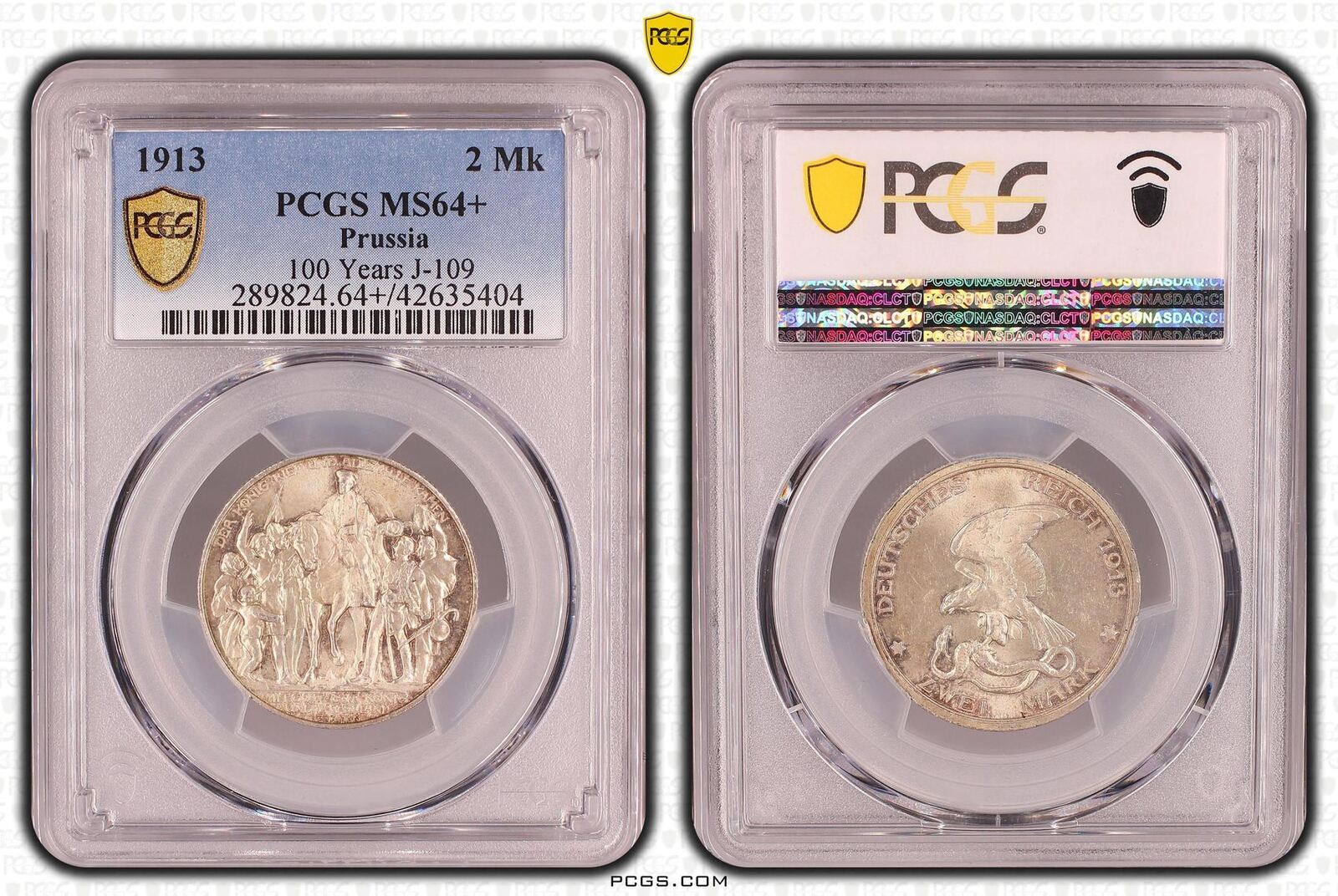 Preussen - Deutsches Kaiserreich Preußen 2 Mark 1913 A - König Wilhelm ...