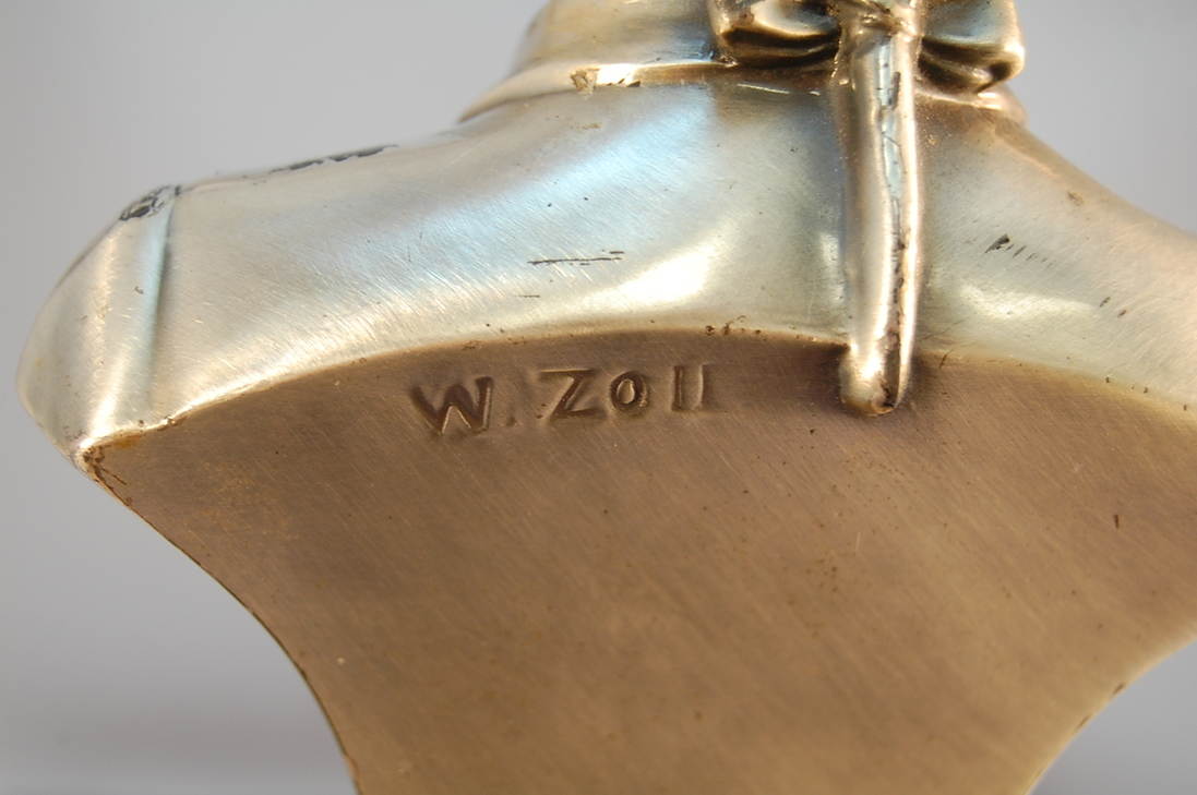 Kaiserreich Büste auf Marmorsockel Friedrich II der alte Fritz 1900 ...