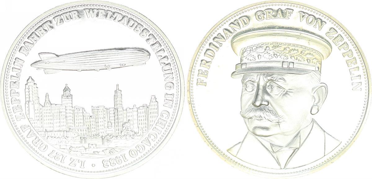 Deutschland 2004 Medaille Graf Zeppelin 1930 Proof | MA-Shops