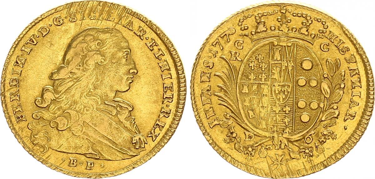 Italien 6 Dukaten / 6 Ducati ITALY 6 DUCATS 1770 BP CC R Ferdinand IV ...