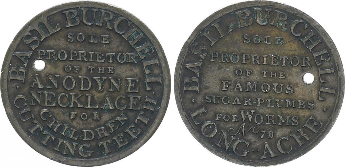 ohne Jahr Medaille Basil Burchell VF-EF | MA-Shops