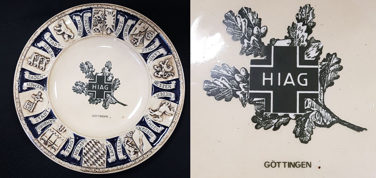 Deutschland Wandteller ab 1951 Hilfsgemeinschaft auf Gegenseitigkeit ...