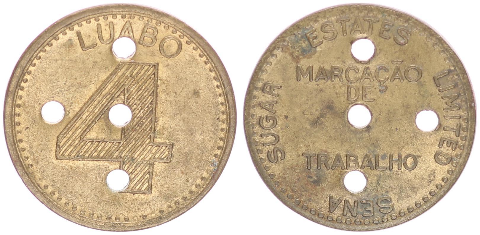 Mosambik 4 ohne Jahr Sena Sugar Estates Ltd Luabo aEF | MA-Shops