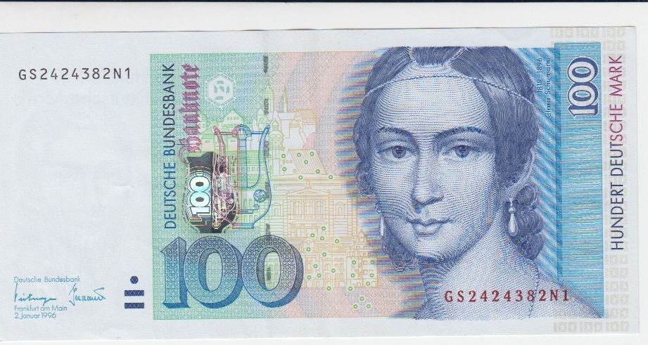 Deutschland 100 DM Banknote 1996 fast GEM UNC | MA-Shops