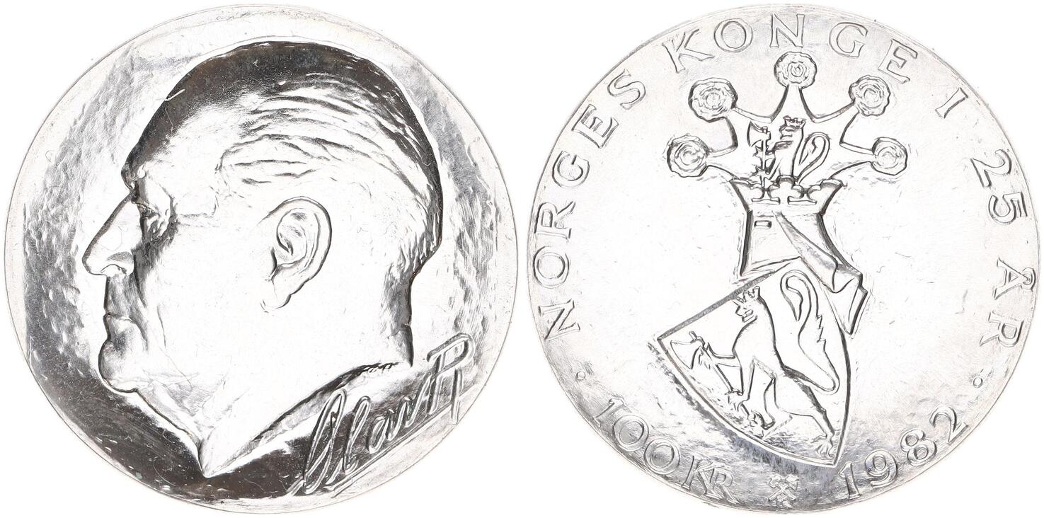 Norwegen 100 Kroner 1982 Olav V CH UNC MA Shops norwegen-100-kroner-1982-olav-v-ch-unc-ma-shops
