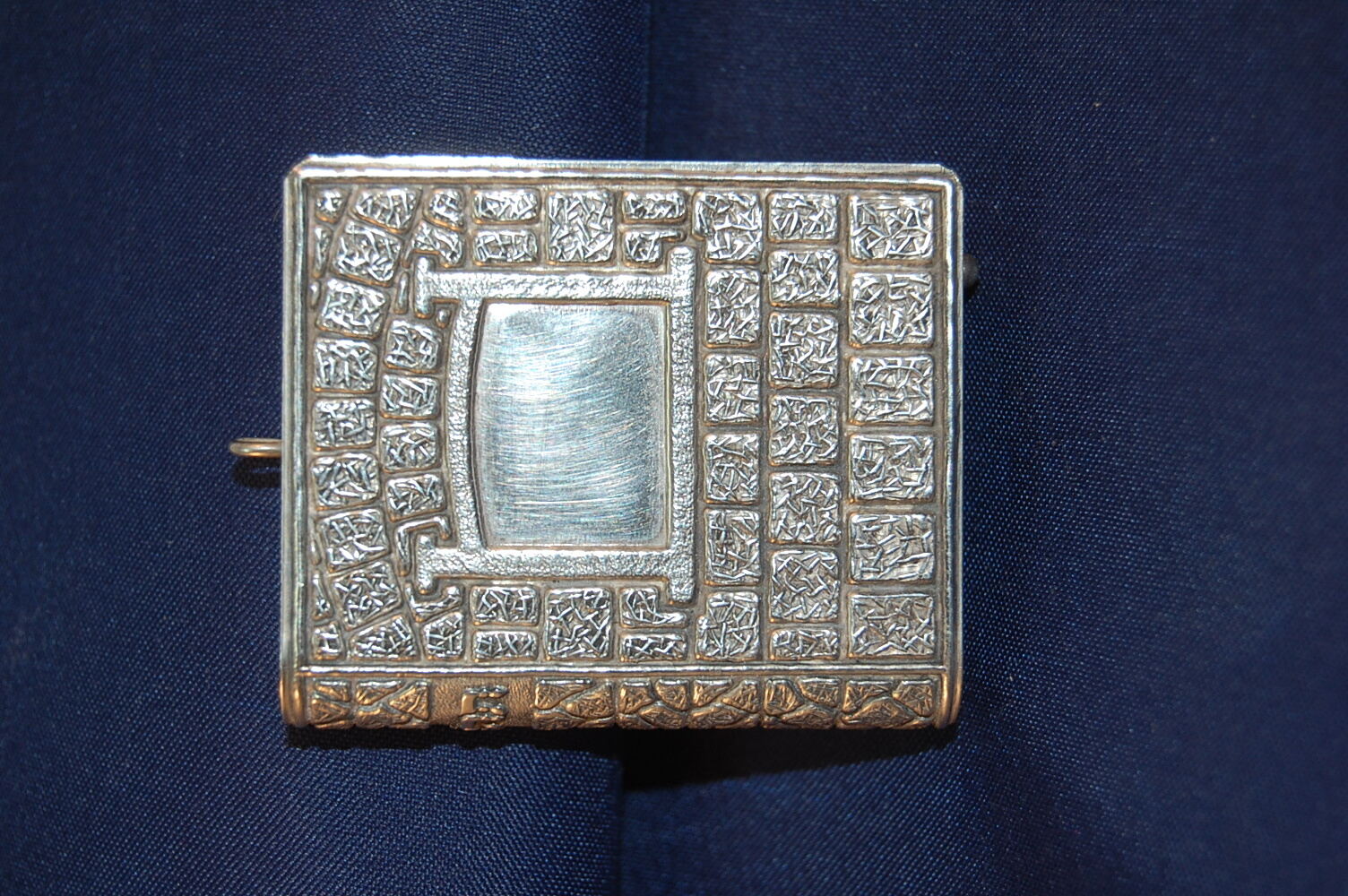 Israel Thora Schrift Silber 925 ca. 4,5 x 3,8cm sehr gut | MA-Shops