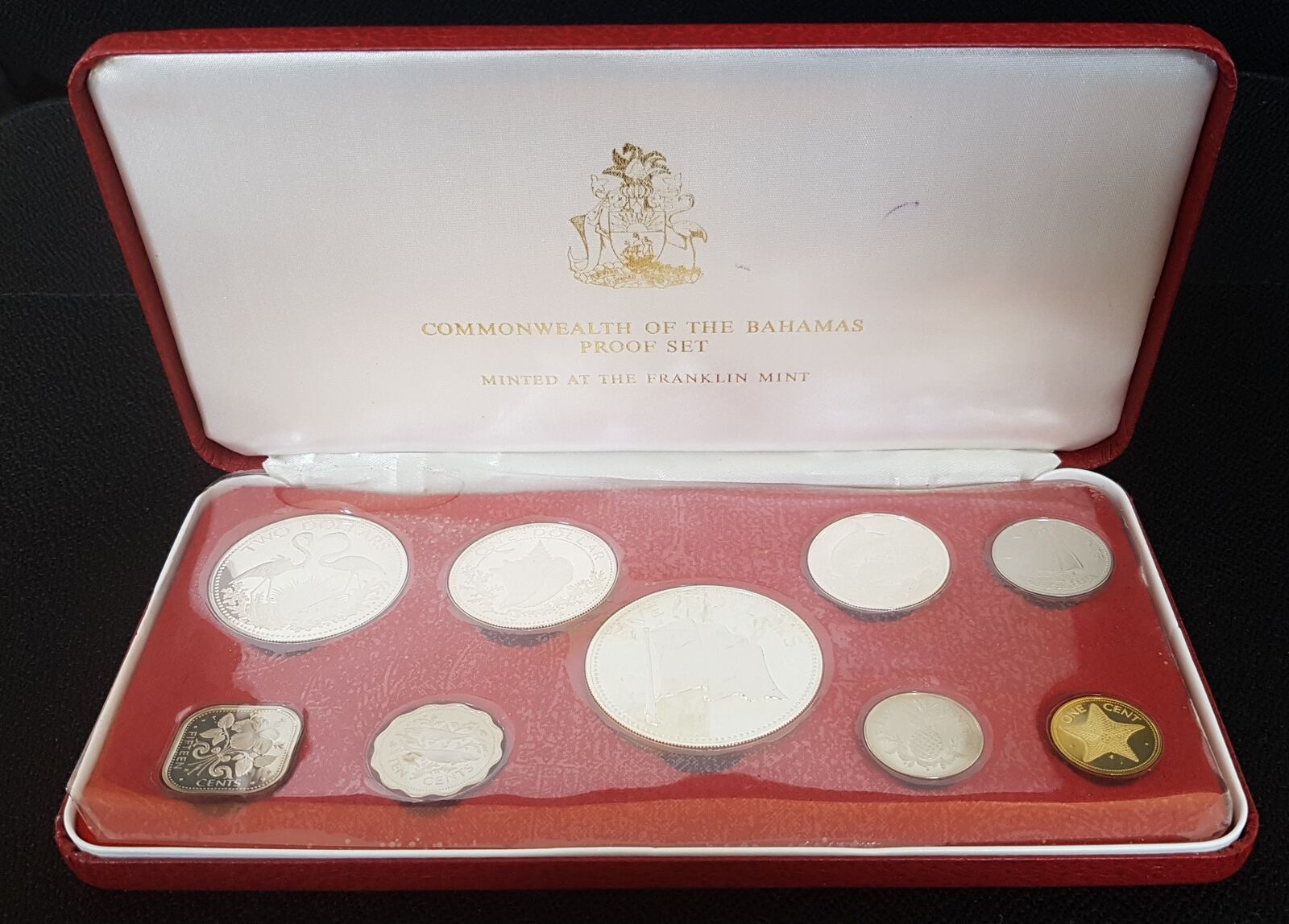 Bahamas Bahama coin Proof Set, PP, Franklin Mint, 1974 | MA-Shops