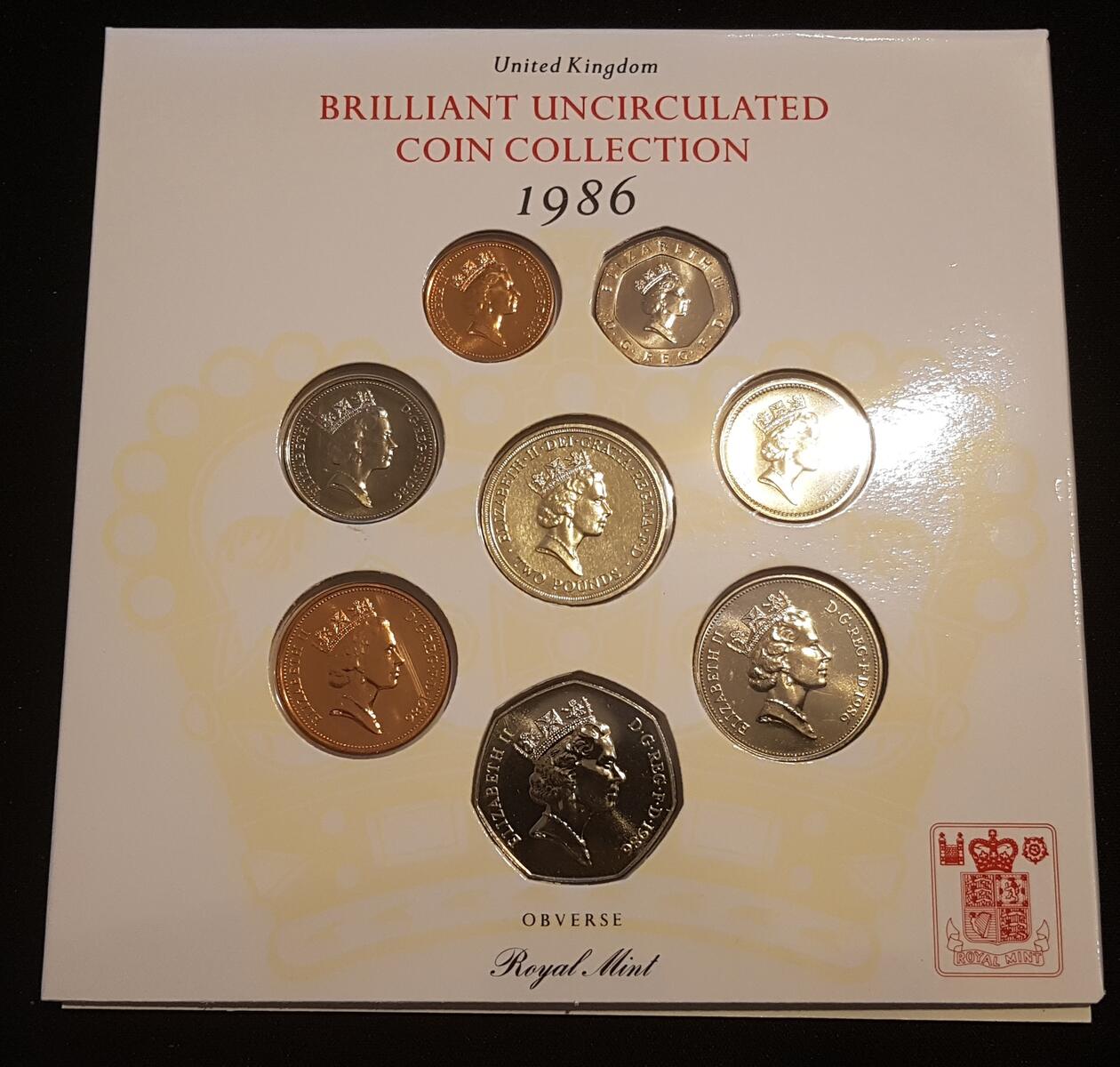 Großbritannien KMS 1983 Uncirculated Coin Collection 1986 BU | MA-Shops